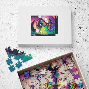 Comic Eye Jigsaw Puzzle: Vibrant Pop Art Brain Teaser - Etsy