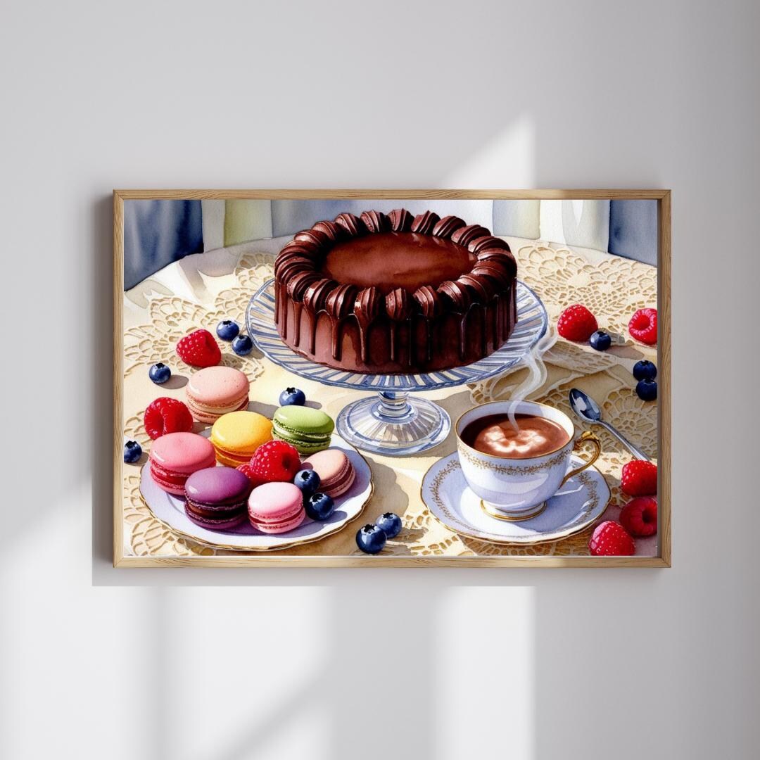 Dessert Puzzle, Chocolate Cake Food Culinary Art, Foodie Jigsaw Game ...