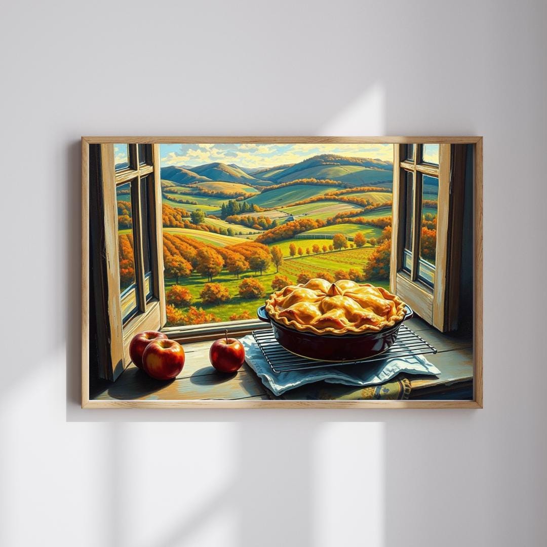 Autumn Landscape Puzzle - Food Jigsaw, Cozy Home Entertainment, Family ...