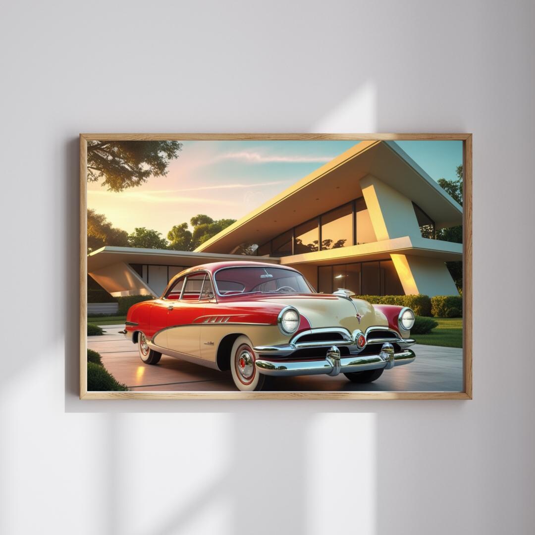 1953 Kaiser Manhattan Jigsaw Puzzle: Classic Car Art - Etsy