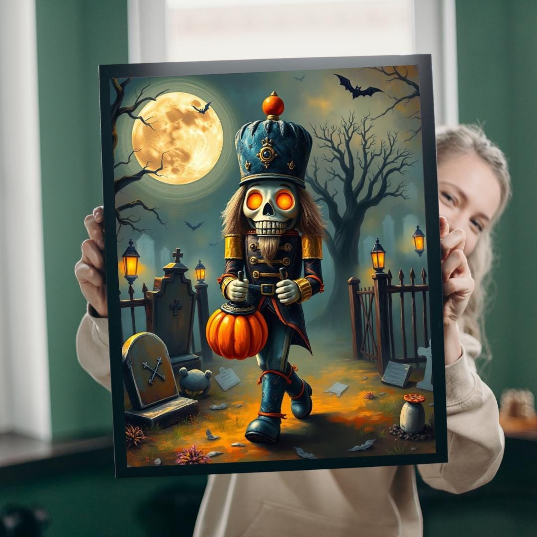 Spooky Nutcracker Halloween Puzzle: Family Jigsaw Activity - Etsy