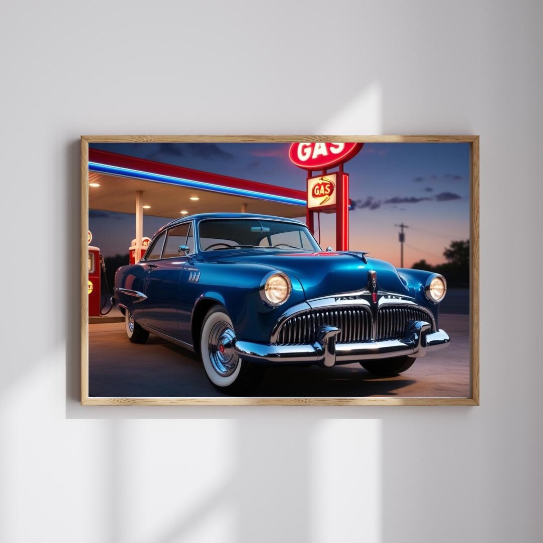 1958 Packard Hawk Puzzle: Nostalgic Automotive Art, Family Game - Etsy
