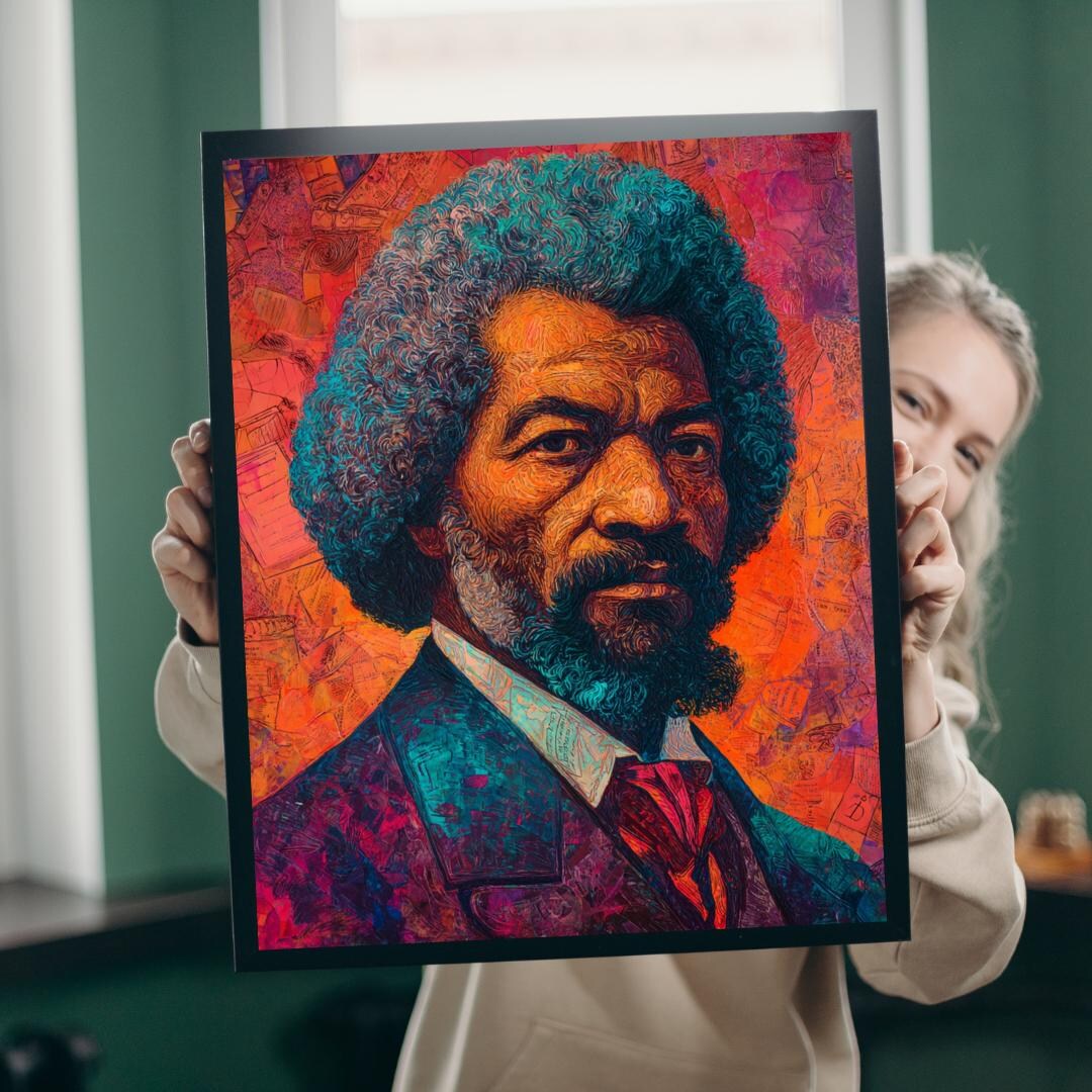 Frederick Douglass Puzzle: Inspiring Portrait Art, Family Activity - Etsy
