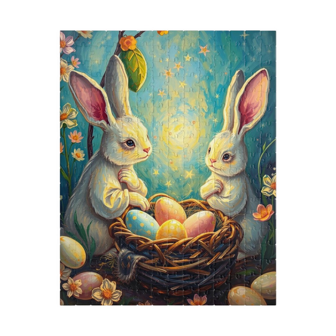Easter Bunny Jigsaw Puzzle 110-1014 Piece, Spring Gift for Adults and ...