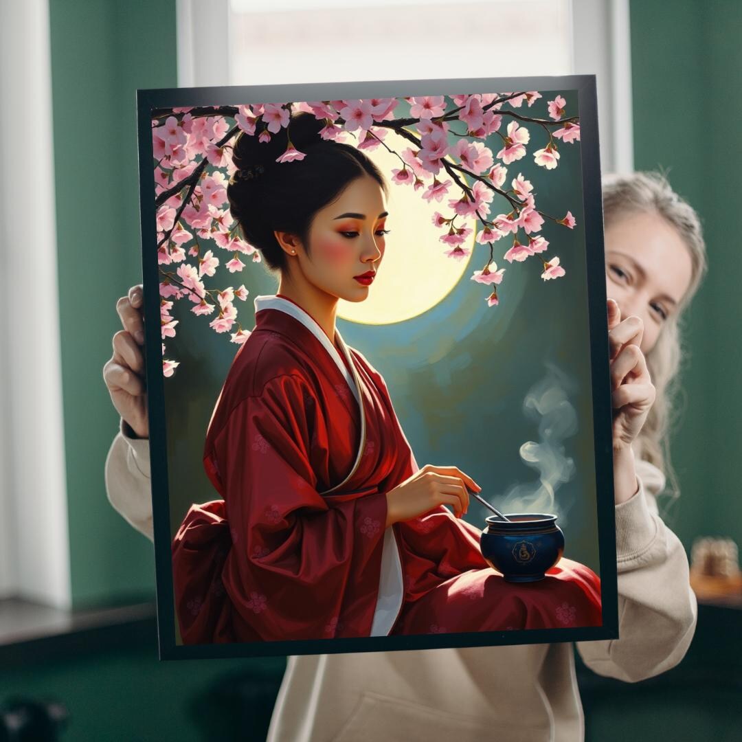 East Asian Cultural Jigsaw Puzzle (110-1014 Piece), Elegant Hanbok-clad ...