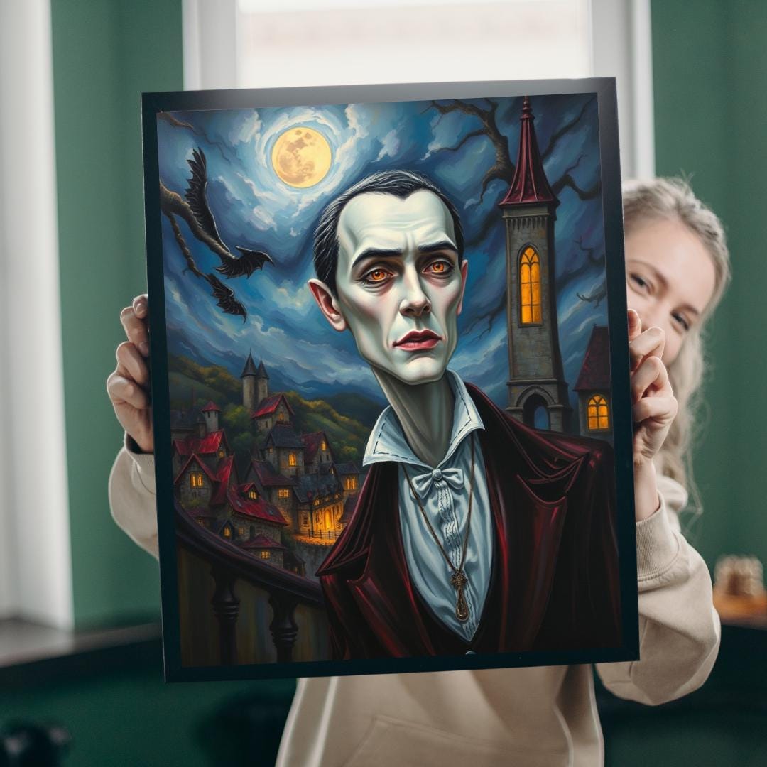 Vampire Gothic Manor Jigsaw Puzzle, Dark Fantasy Stormy Sky Art ...