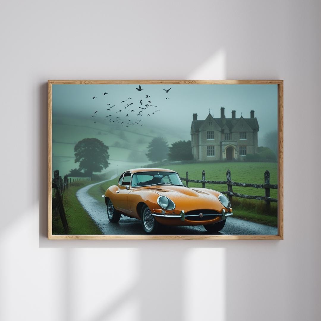 Vintage Car Puzzle, 110-1014 Piece 1961 Classic Auto Jigsaw Game, Car ...