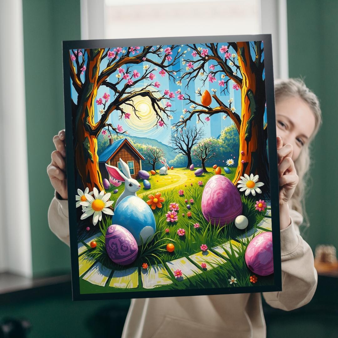 Easter Garden Jigsaw Puzzle, Spring Puzzle Artwork Seasonal, Perfect ...