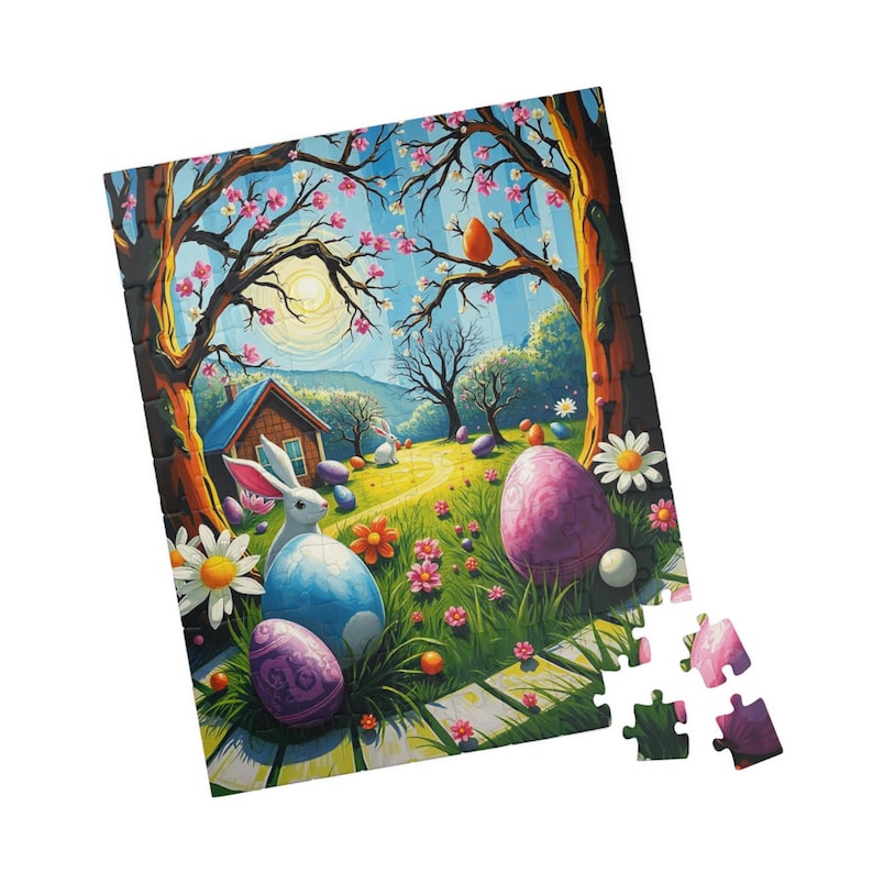 Easter Garden Jigsaw Puzzle, Spring Puzzle Artwork Seasonal, Perfect ...