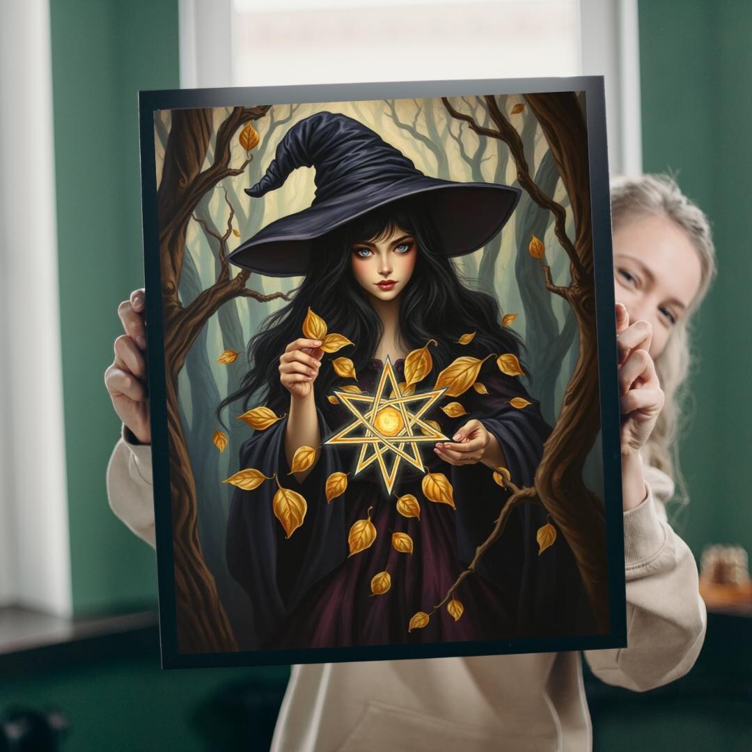 Magical Witch Puzzle: Ashes and Embers Jigsaw for Adults - Etsy