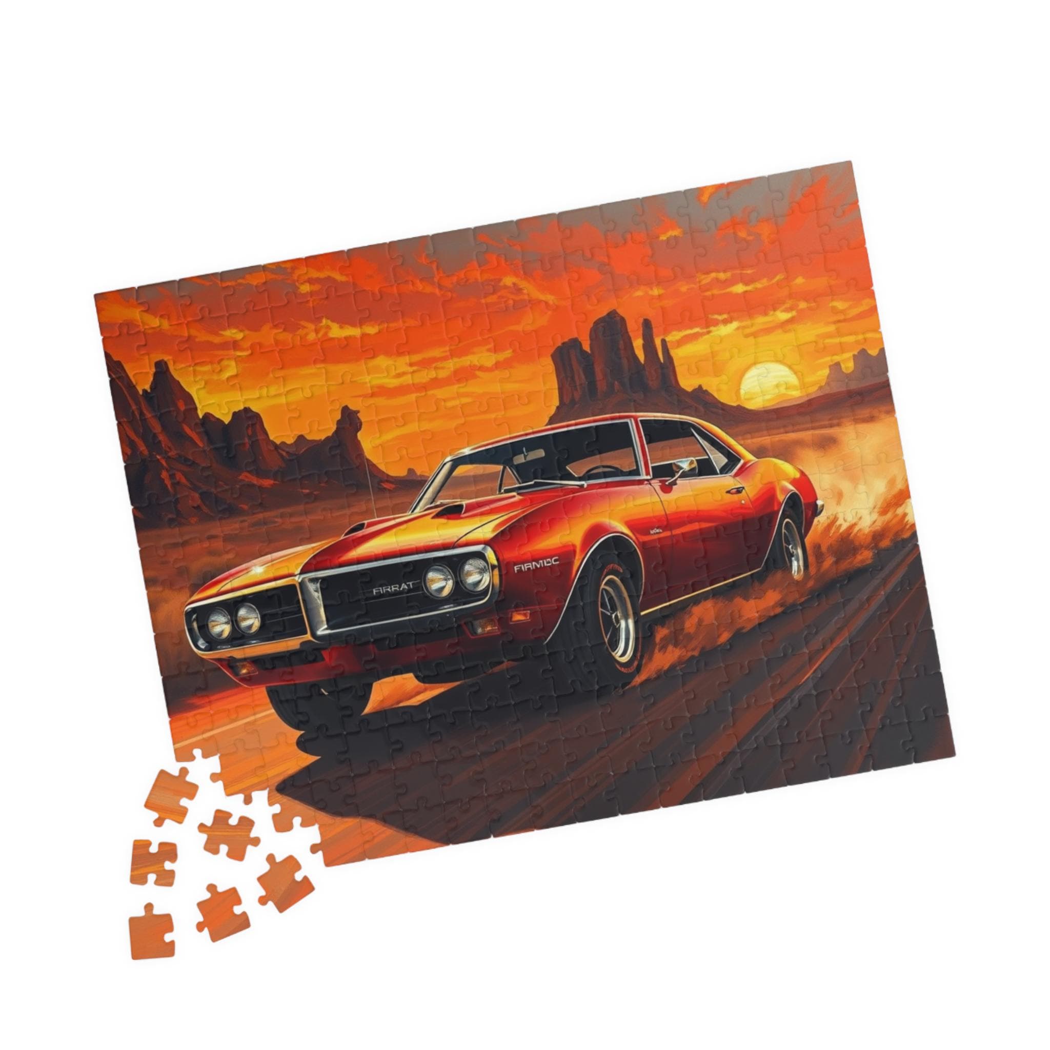 1967 Firebird Jigsaw Puzzle: Classic Muscle Car Desert Scene - Etsy
