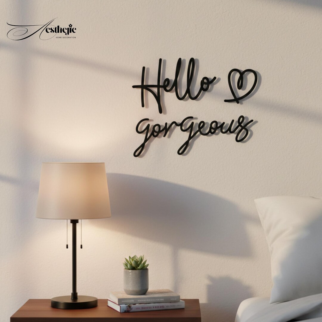 Hello Metal Wall Art - 3-piece Empowering Decor - Etsy