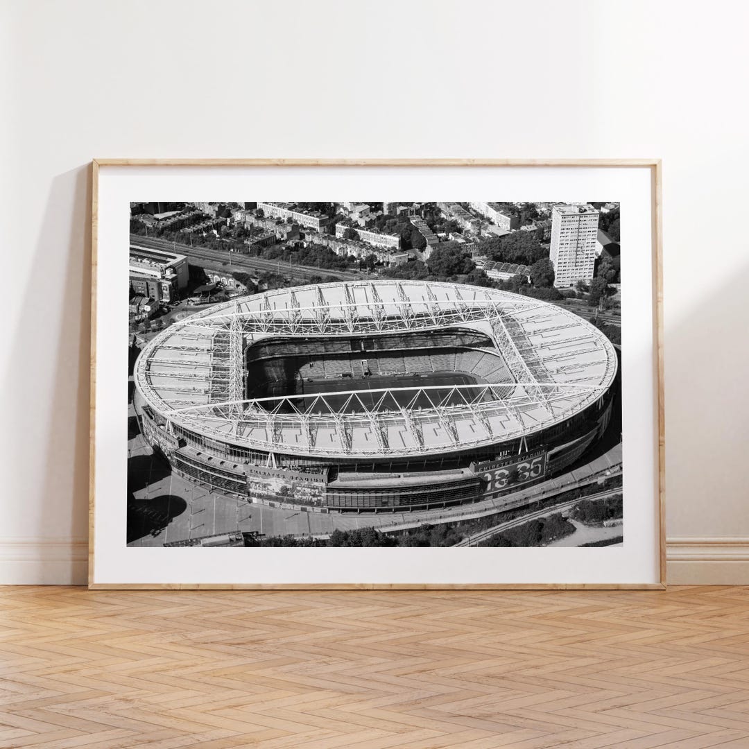 Arsenal Stadium Poster, Emirates Stadium Poster, London Football Wall ...