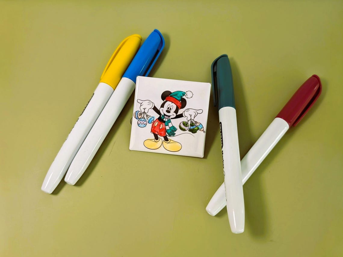 Coloring Magnets With Dry Erase Markers: Party Favors, Gifts - Etsy