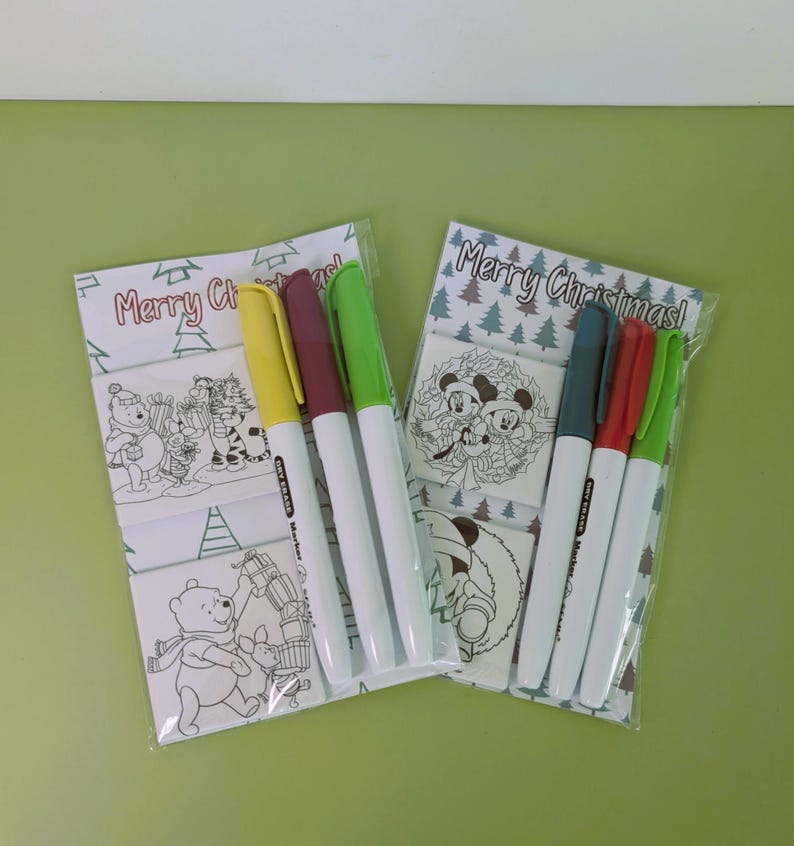Coloring Magnets With Dry Erase Markers: Party Favors, Gifts - Etsy