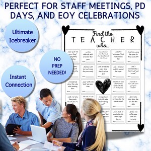 Teacher Trivia Bingo Game – Funny Teacher Bingo | Teacher Appreciation ...