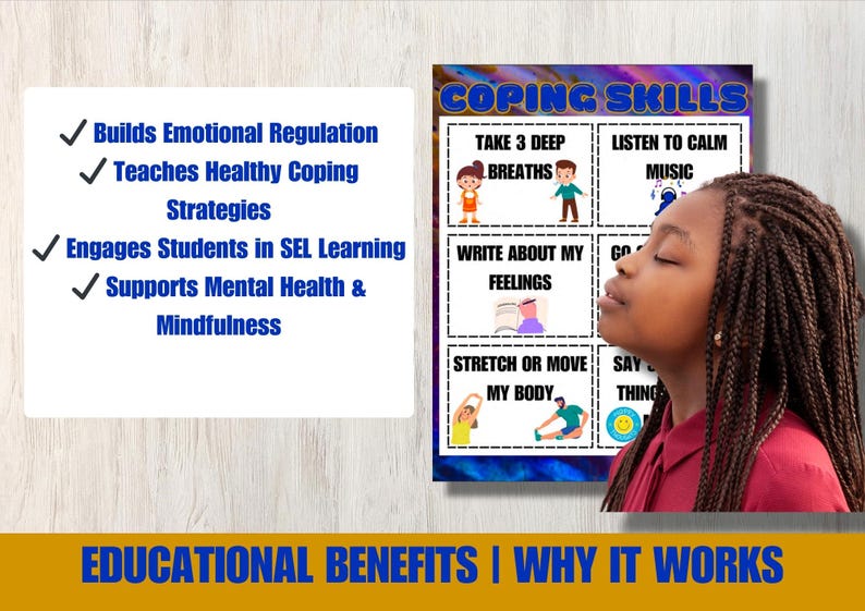 Coping Skills Bingo Game | SEL & Mindfulness Activity | Emotional ...