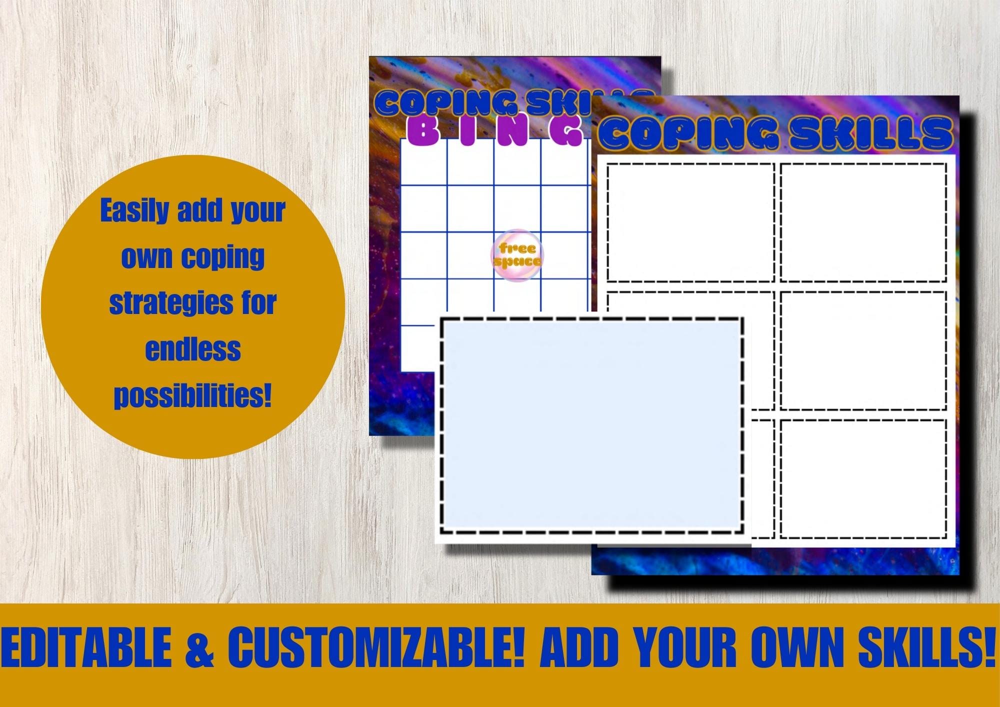 Coping Skills Bingo Game | SEL & Mindfulness Activity | Emotional ...