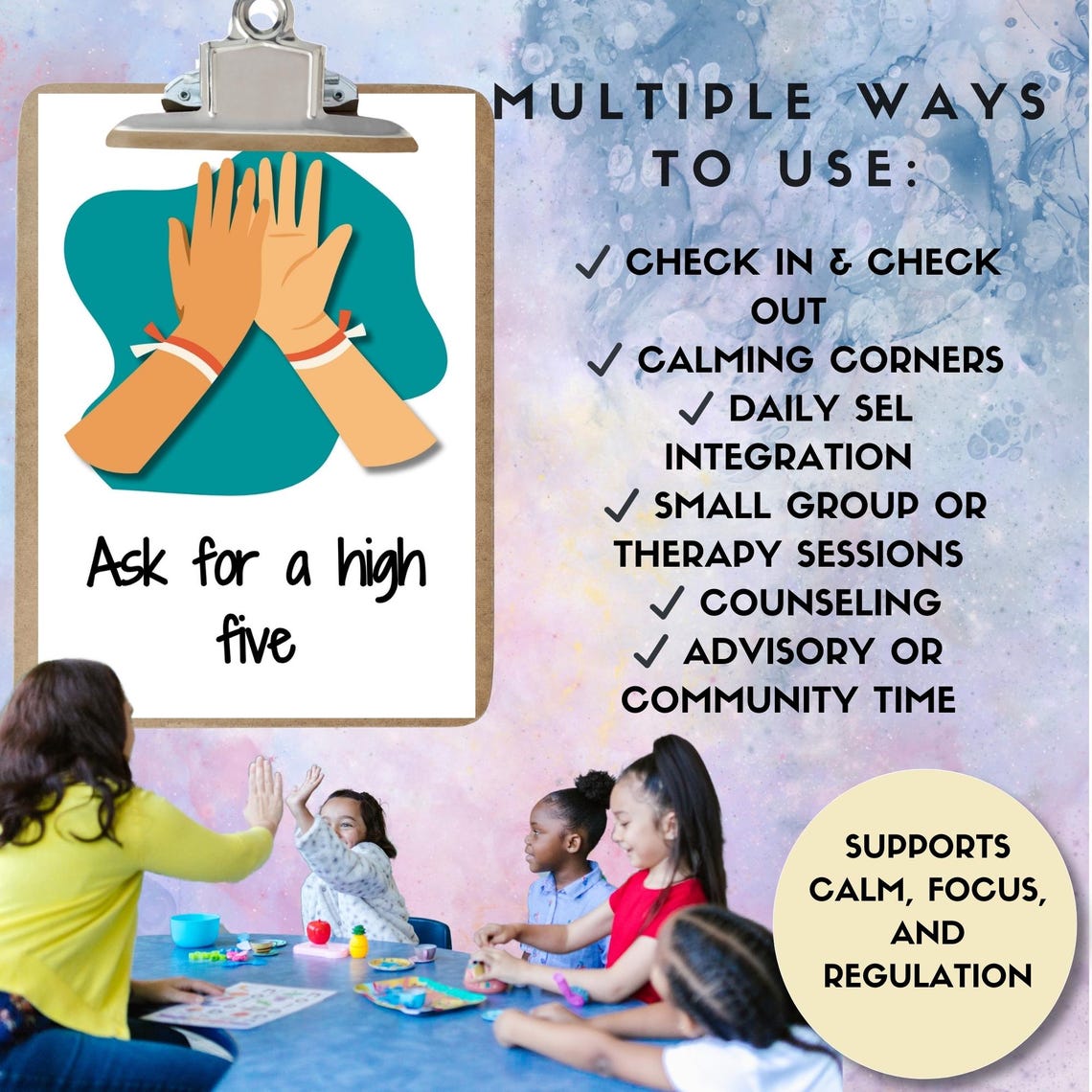 100 Coping Skills Cards for Kids & Teens | Printable SEL Calm Corner ...