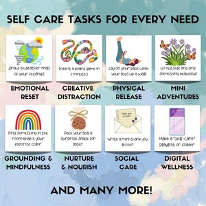 Self-care Bingo + Task Cards for Kids – 100 Printable Activities for ...