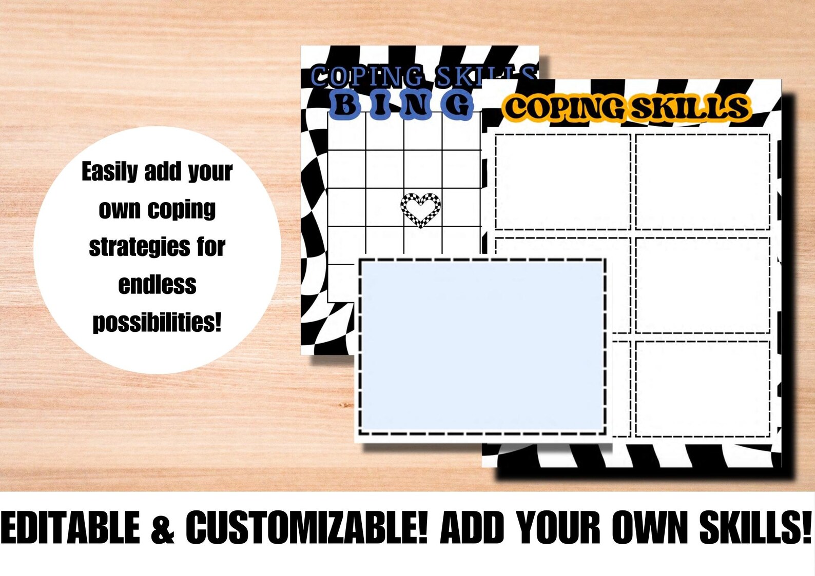 Coping Skills Bingo for Kids and Teens SEL Mindfulness Activity ...