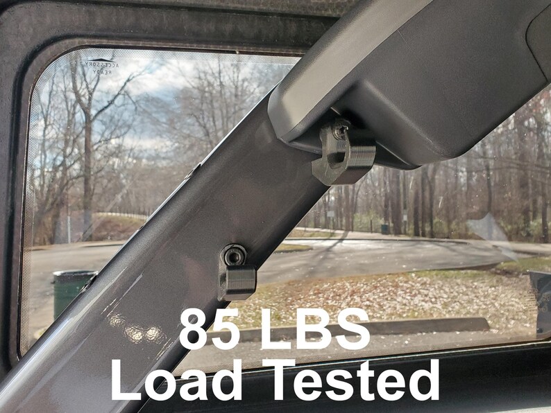 Ford Bronco Heavy Duty Cargo Roll Bar Storage Bag Hooks 2021 - 2024 4dr ...