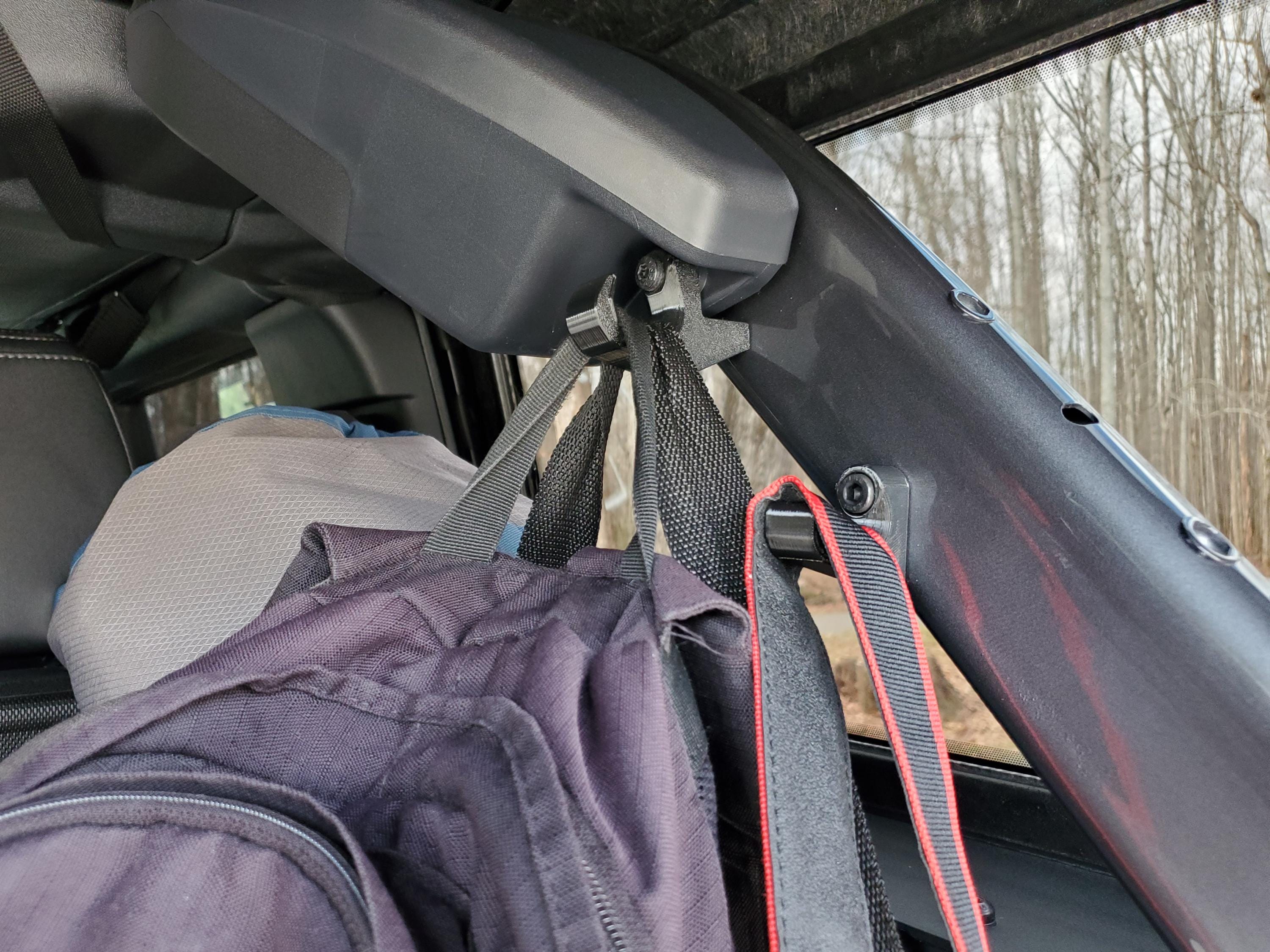 Ford Bronco Heavy Duty Cargo Roll Bar Storage Bag Hooks 2021 - 2024 4dr ...