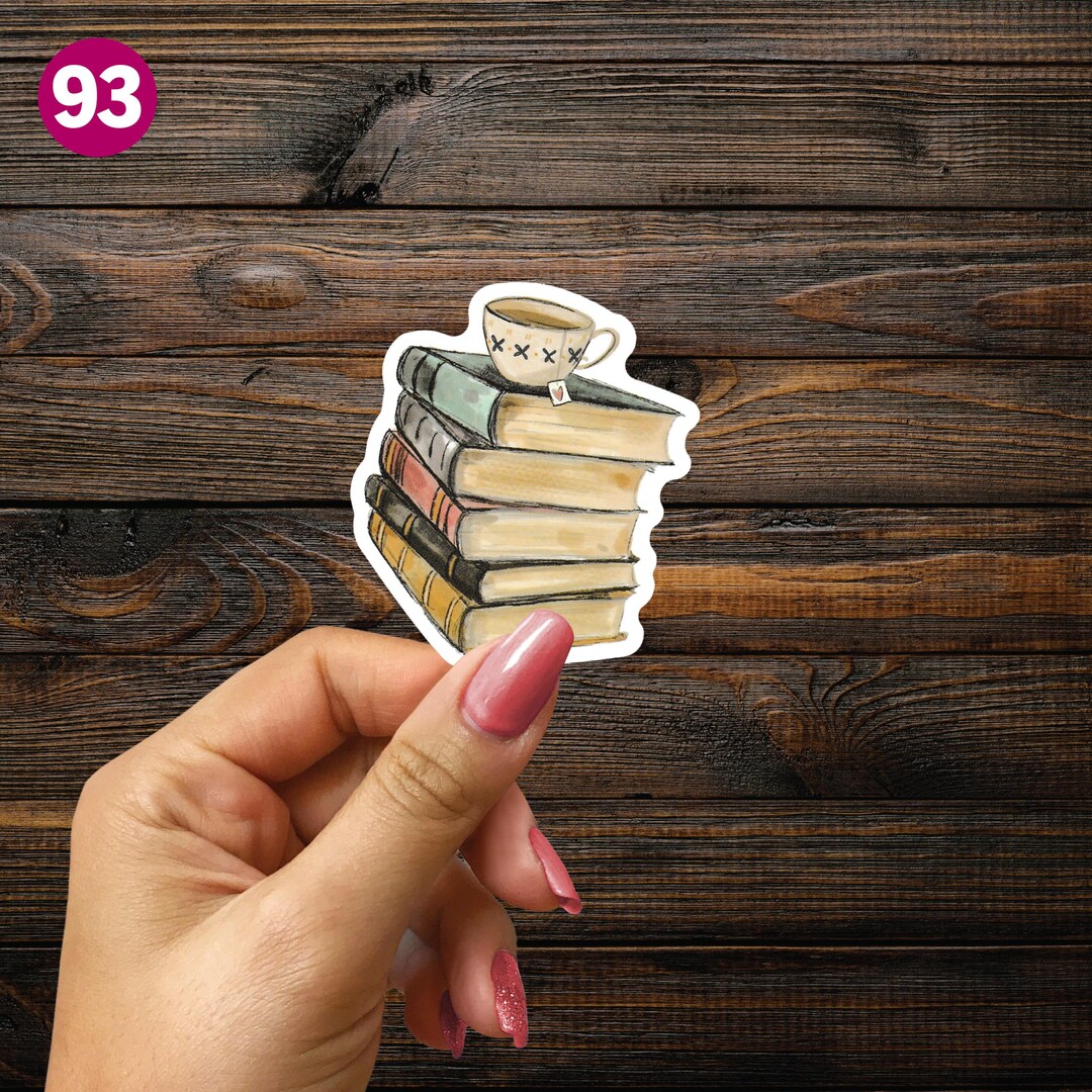 Bookish Cute Stickers Pack for Kindle Stickers Reading Book Lover Gift ...