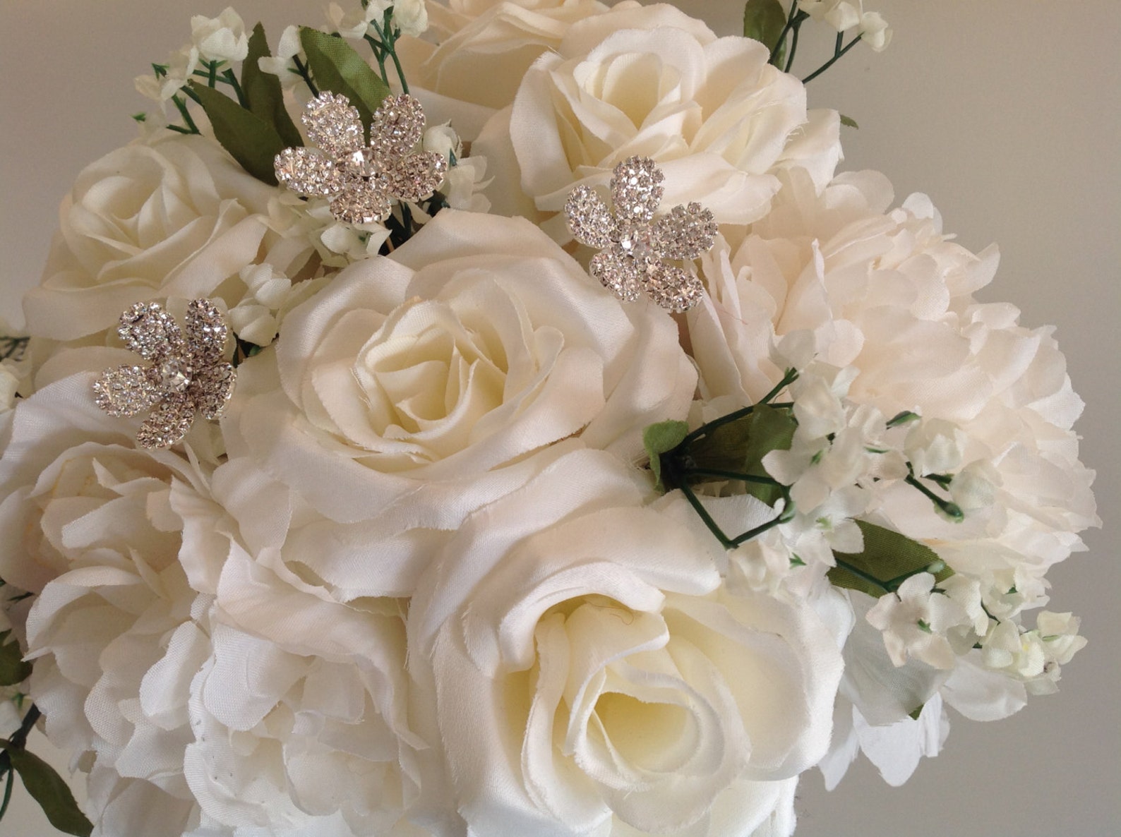 Beautiful Crystal Pick Jewelry for Bridal Bouquet - Etsy