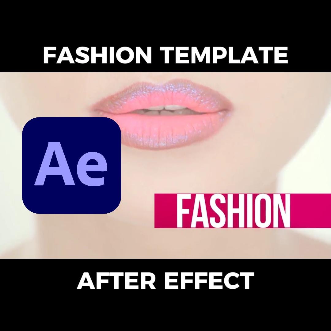 Fashion Video Template After Effect AE for Commercial Video Etc - Etsy