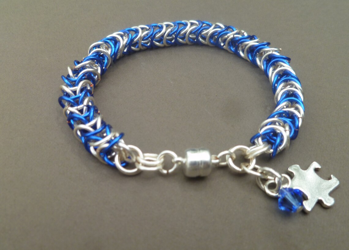 Autism Awareness Bracelet- Autism Acceptance Bracelet- Asperger ...