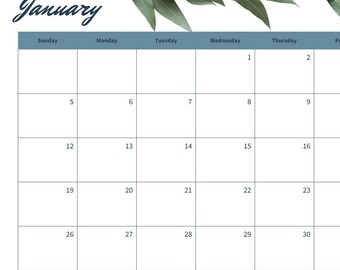 Motivational 2025 Printable Calendar | Monthly Planner With ...
