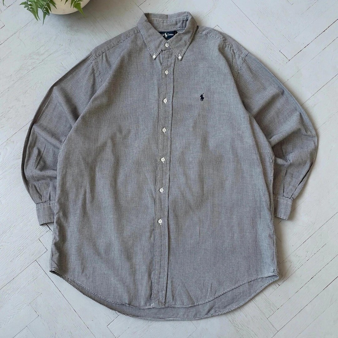 Polo by Ralph Lauren Preppy Button up Shirt Gray Size 16 - Etsy