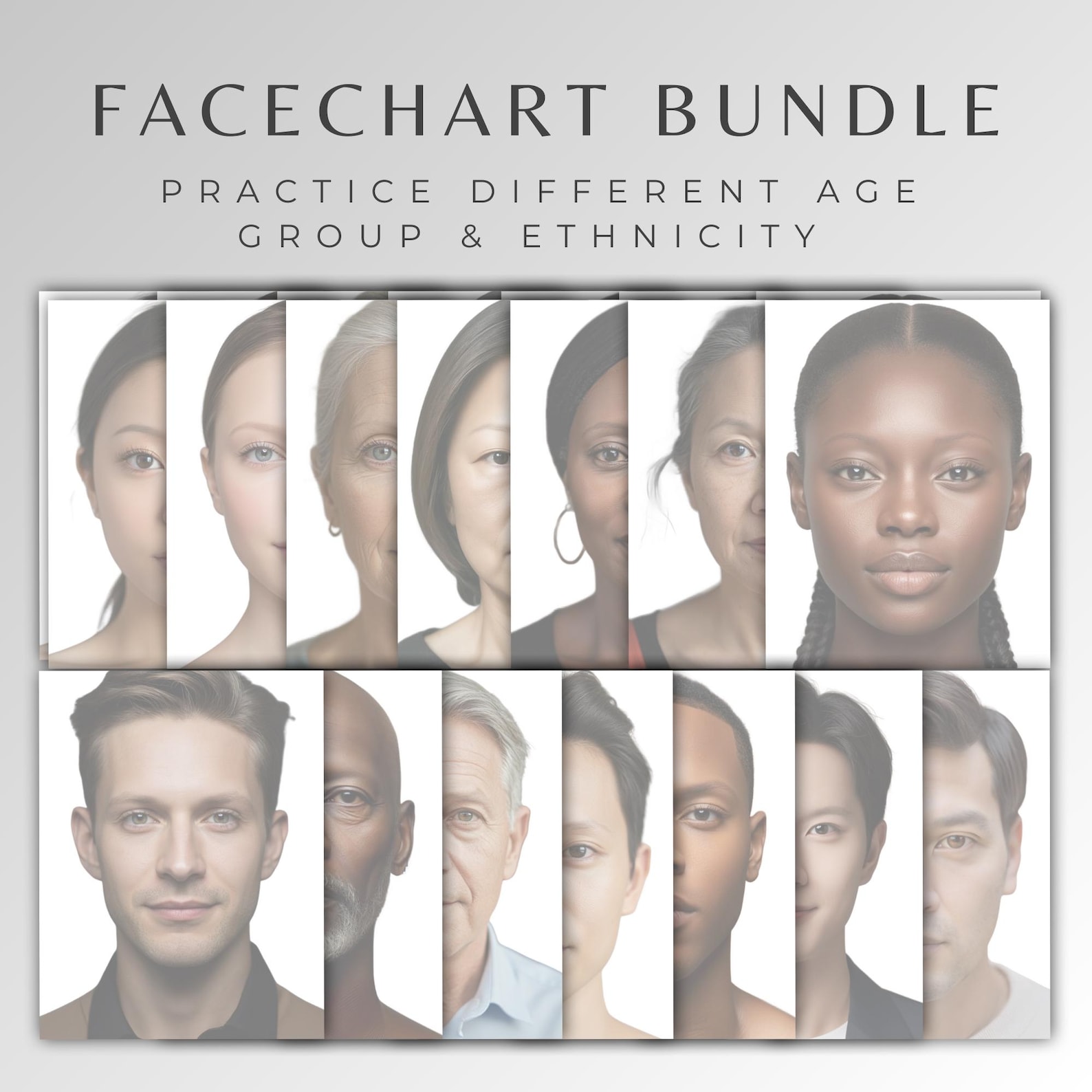 Nano & Combo Brow Bundle + Bonus Face Charts - Etsy