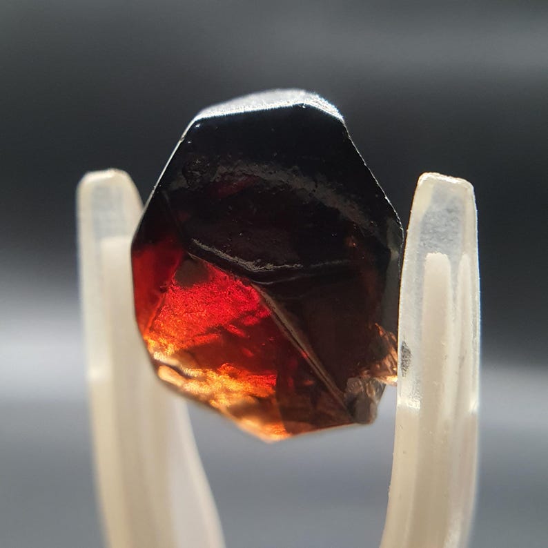 14.51ct Natural Jacinth Zircon, Ratanakiri Facet Grade Crystal - Etsy