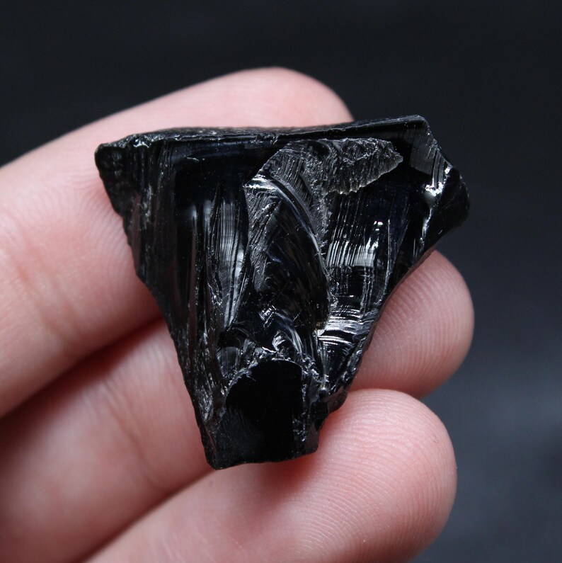 22.62 Rare Black Spinel (pleonaste) Natural From Thailand Kanchanaburi ...