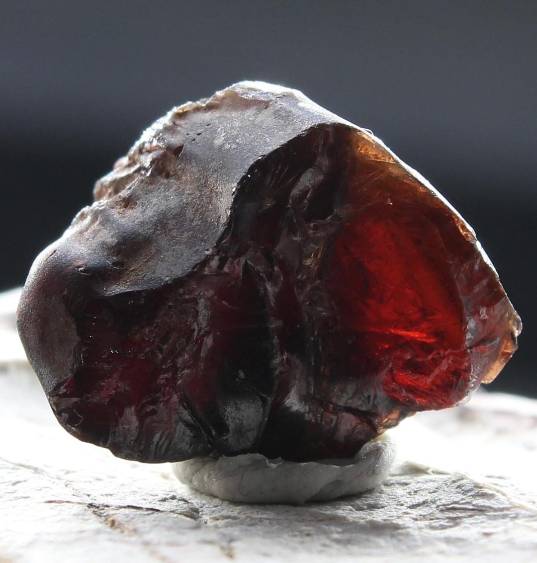 18.65ct Red Jacinth Zircon, Ratanakiri Crystal Gemstone - Etsy