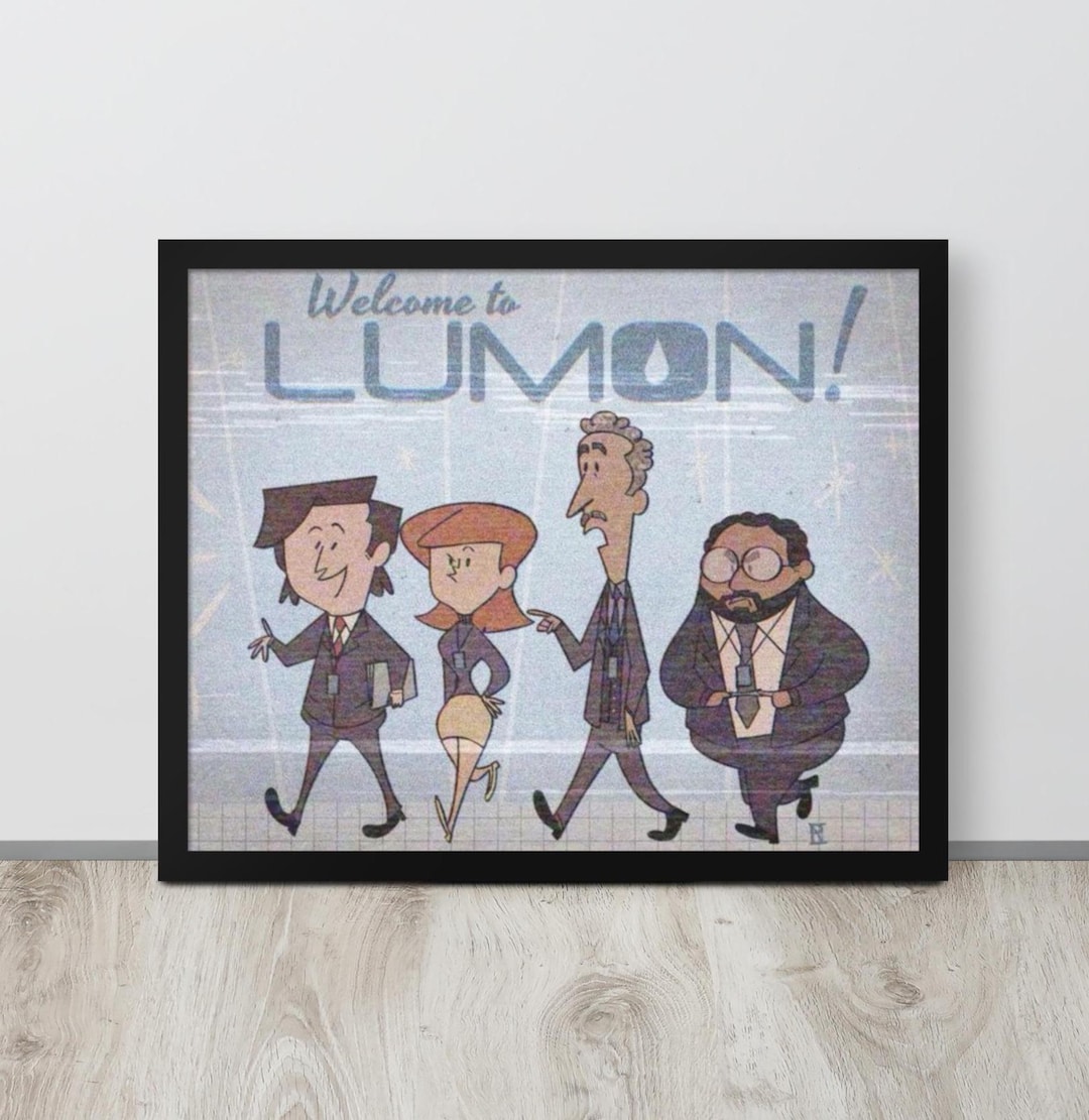 Welcome to Lumon Poster | Severance Inspired Cartoon Art | Sci-fi TV ...