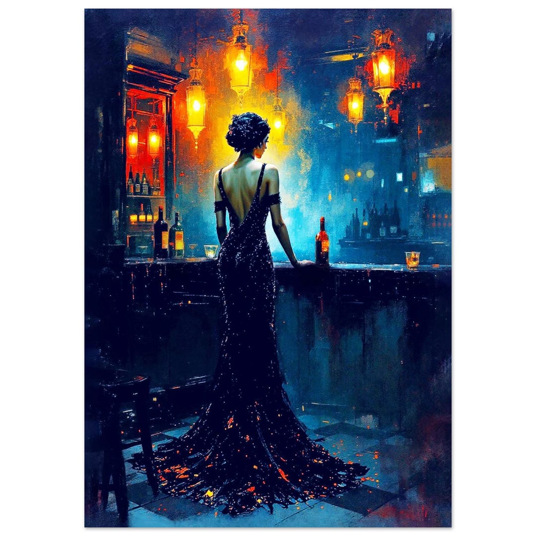 Speakeasy Prohibition 1920s Fine Art Poster Print - Framed Bootleg ...