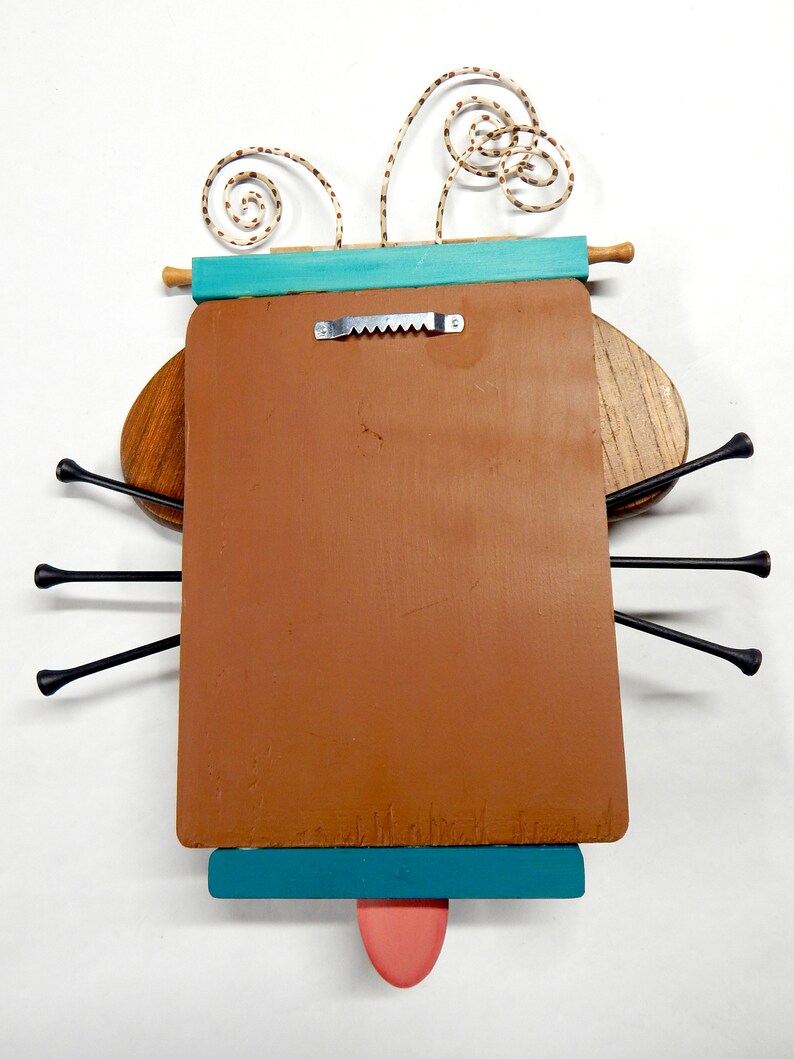 Mixed Media Wood Assemblage Character Brown Whackadoodle Dog - Etsy