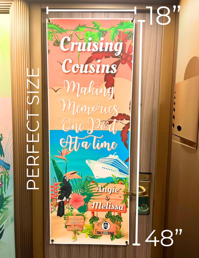 Custom Cruise Cabin Door Banner – Ice Cream - Etsy