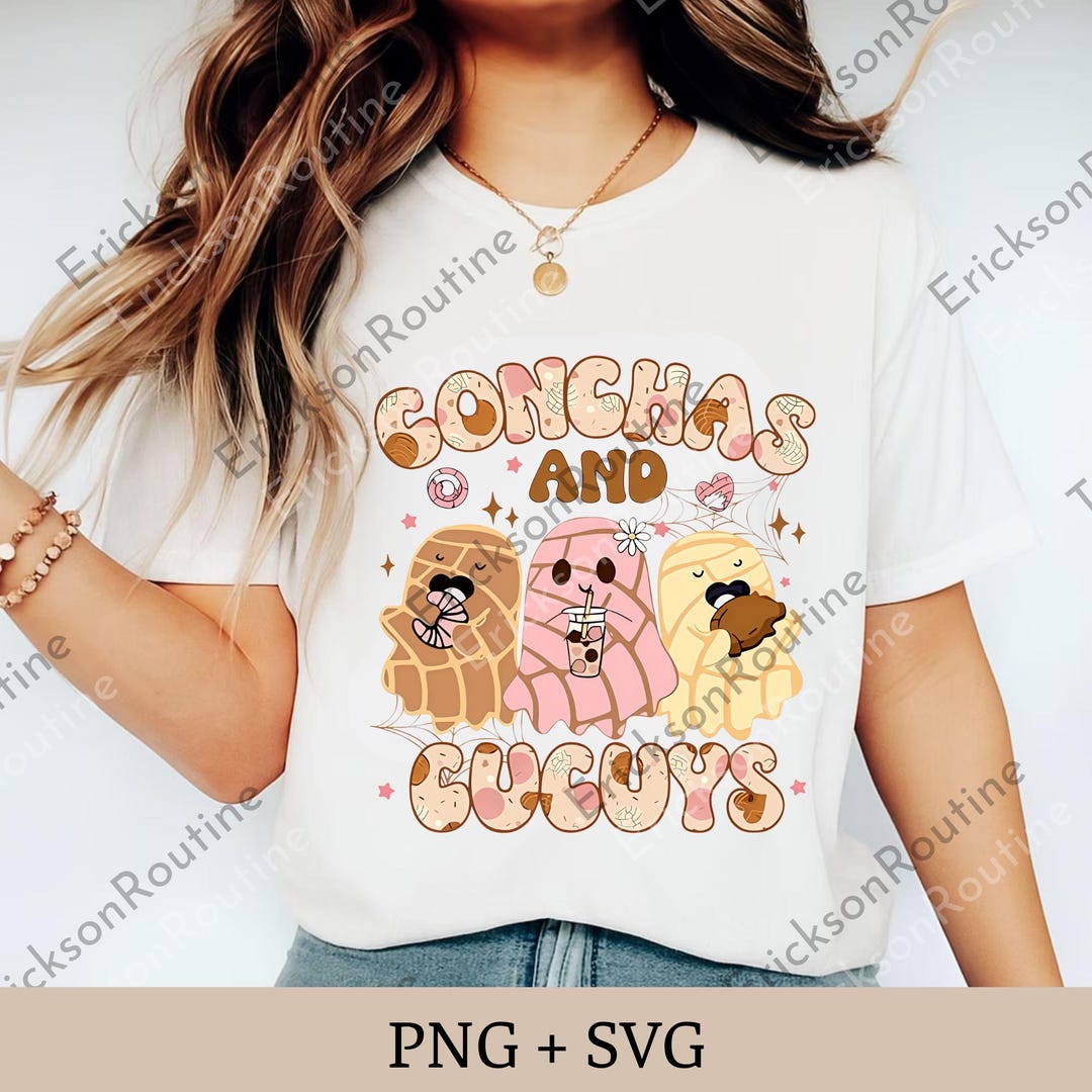 Pantasmas Ghost Pan Dulce Png, Halloween Mexican Svg, Mexican Conchas ...