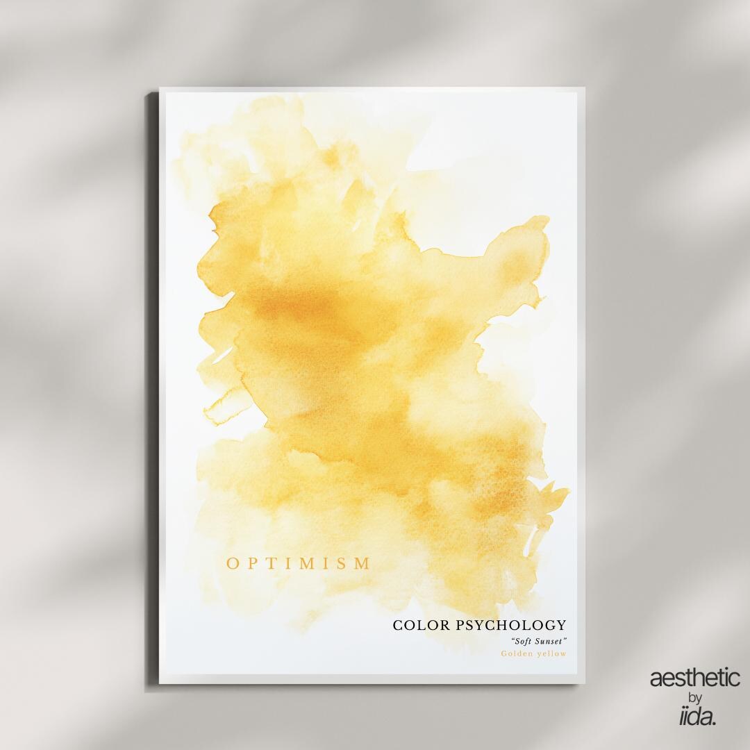 Calming Colors | Color Psychology | Optimism – Minimalist Golden Yellow ...
