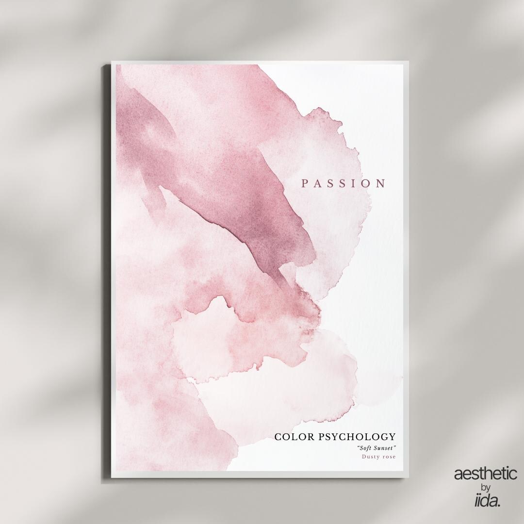 Calming Colors | Color Psychology | Passion – Minimalist Dusty Rose ...