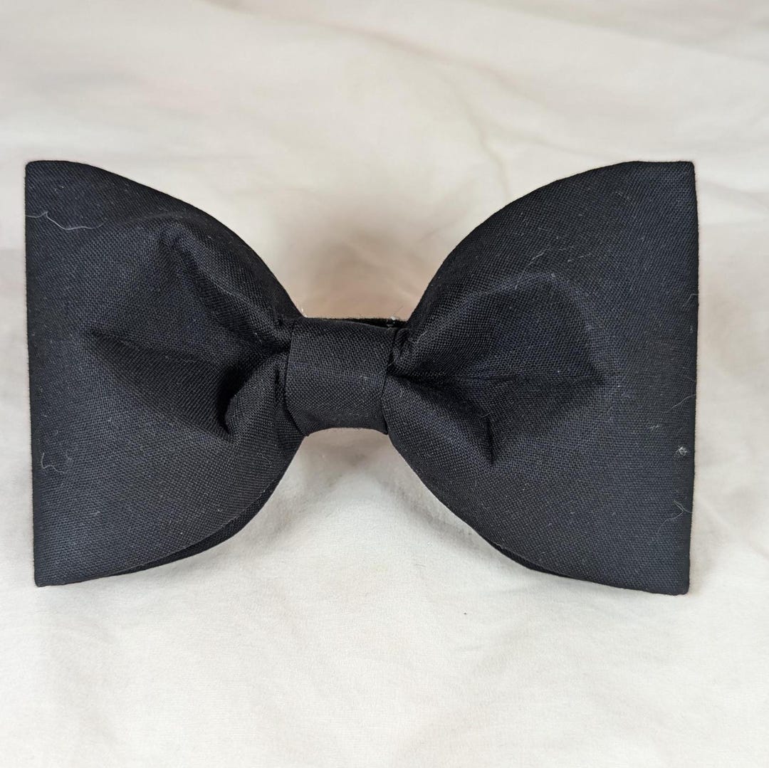 Black Elegant Bow Collar Accessories - Etsy
