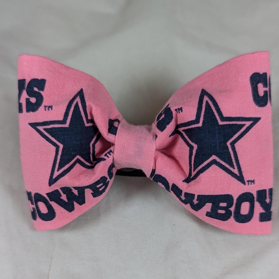 Dallas Cowboys Pink Bow Collar Accessories - Etsy