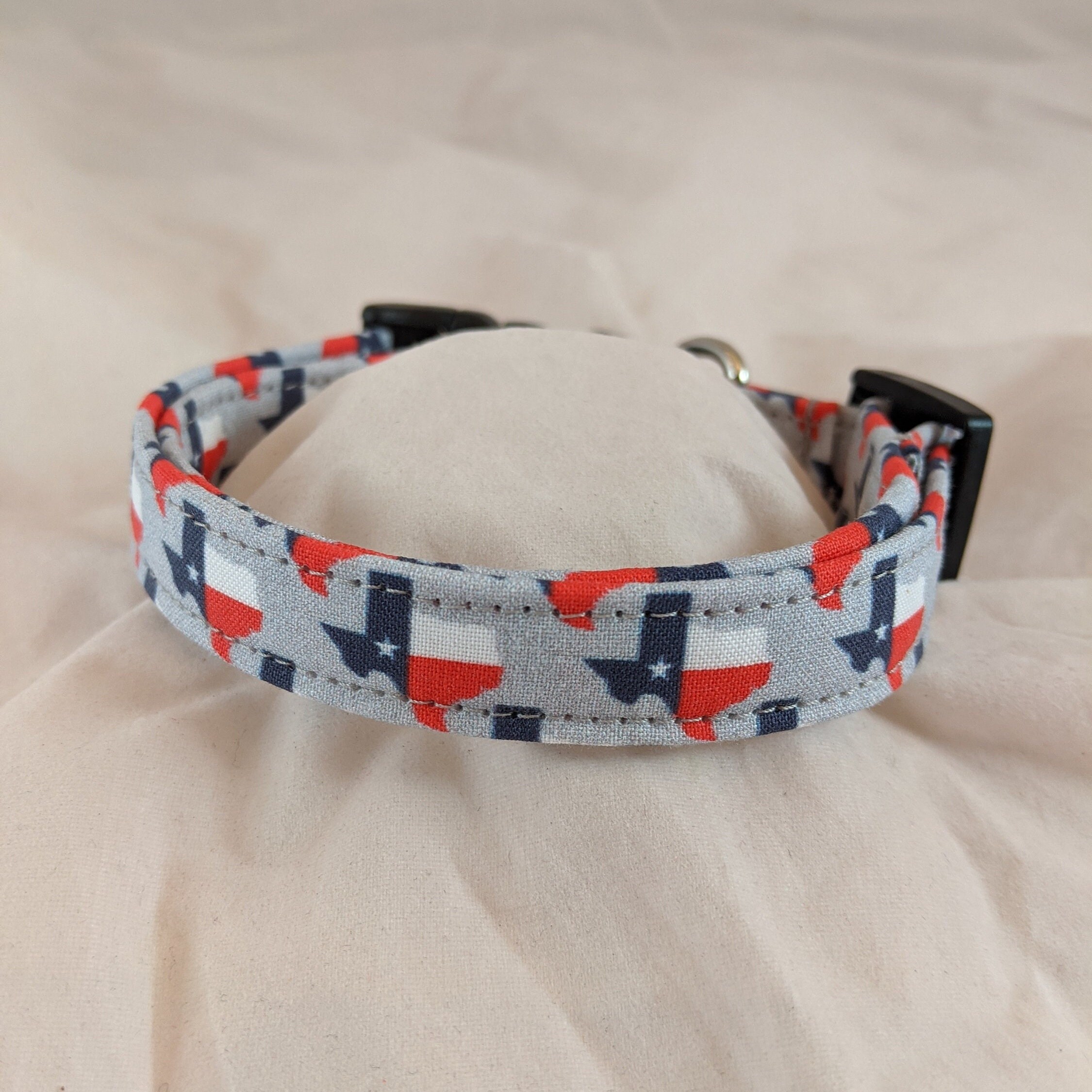 Texas Flag Dog Collar: State Pride Pet Collar - Etsy
