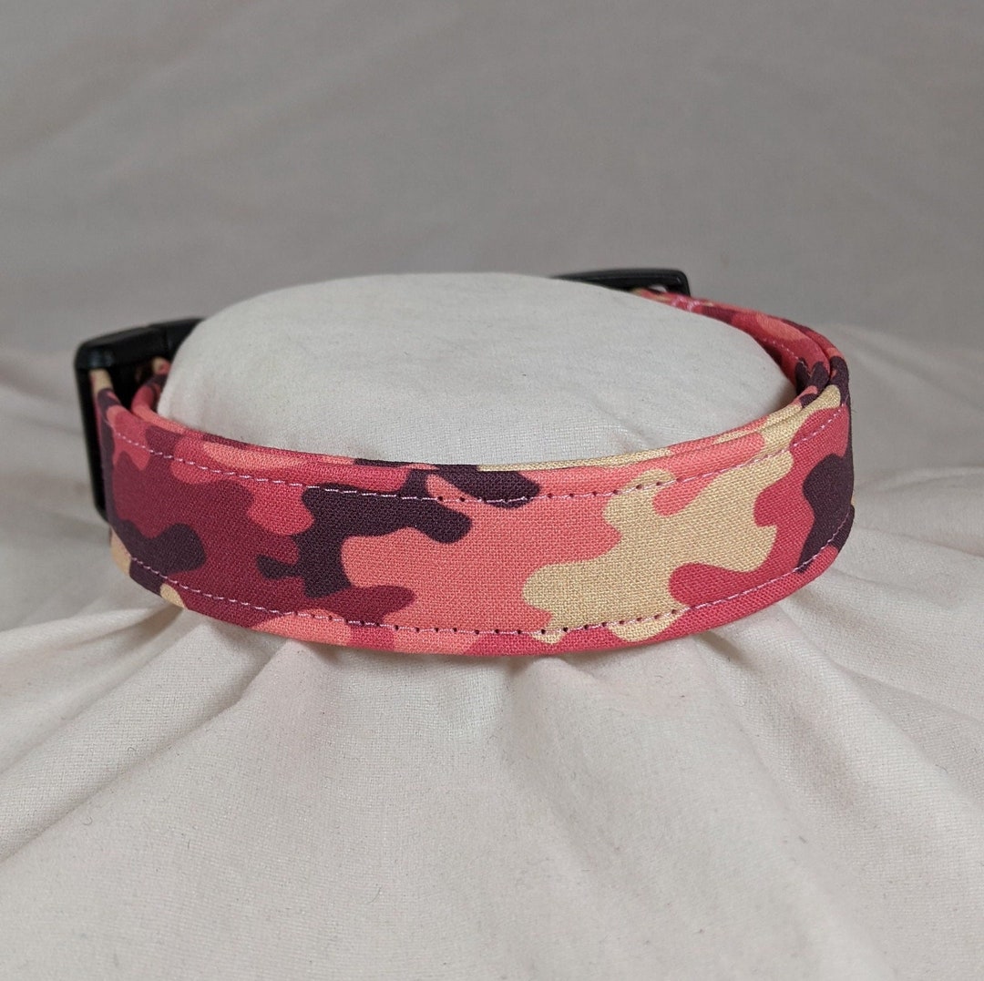 Pink Camo Collar for Dogs, Cats or Pets. - Etsy