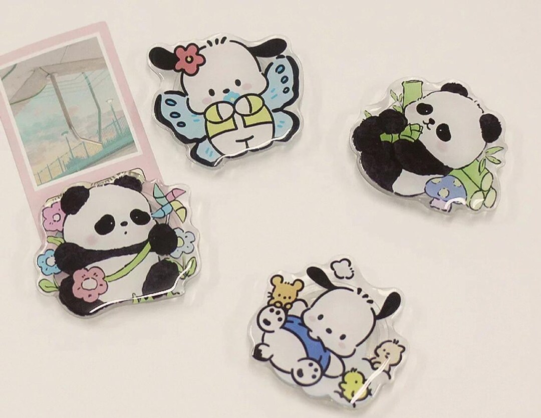 Cute Phone Grip Holder| Cute Pandas Phone Grips |universal Fit Phone ...