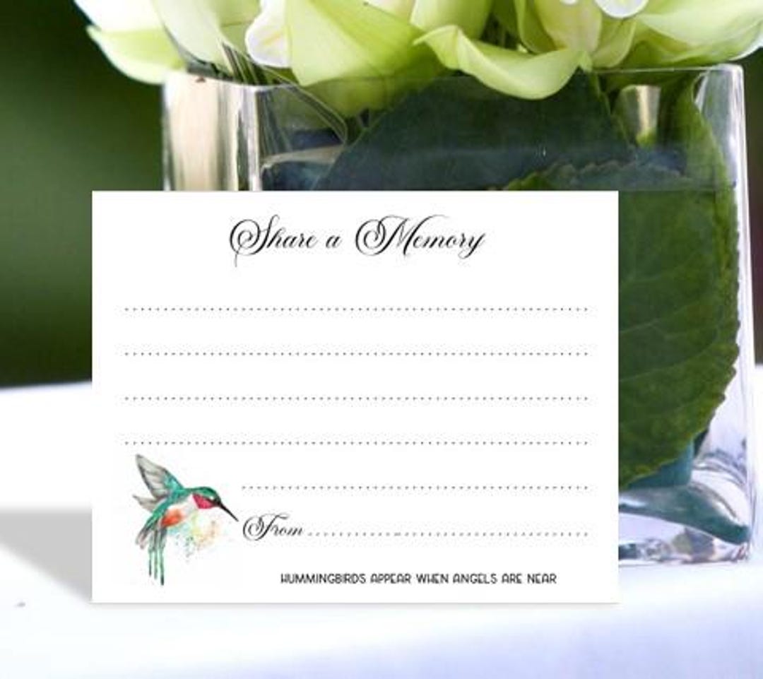 Celebration on Life, Funeral Share a Memory Cards, Angels Appear ...